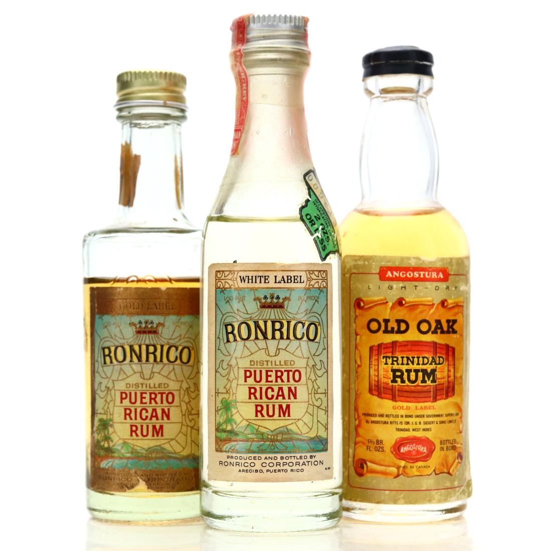 Rum Miniatures x 3 1970s Rum | Rum Auctioneer