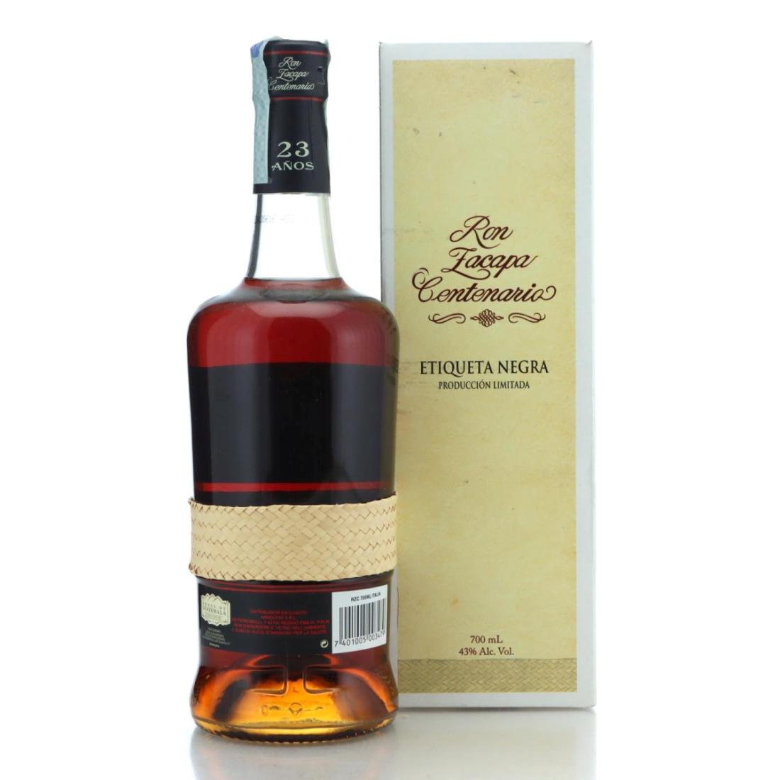 Ron Zacapa Centenario Etiqueta Negra 23 Años | Rum Auctioneer