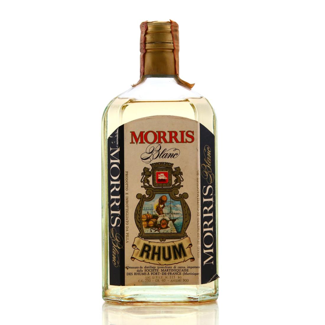 Morris Blanc Rhum 1960s Rum | Rum Auctioneer