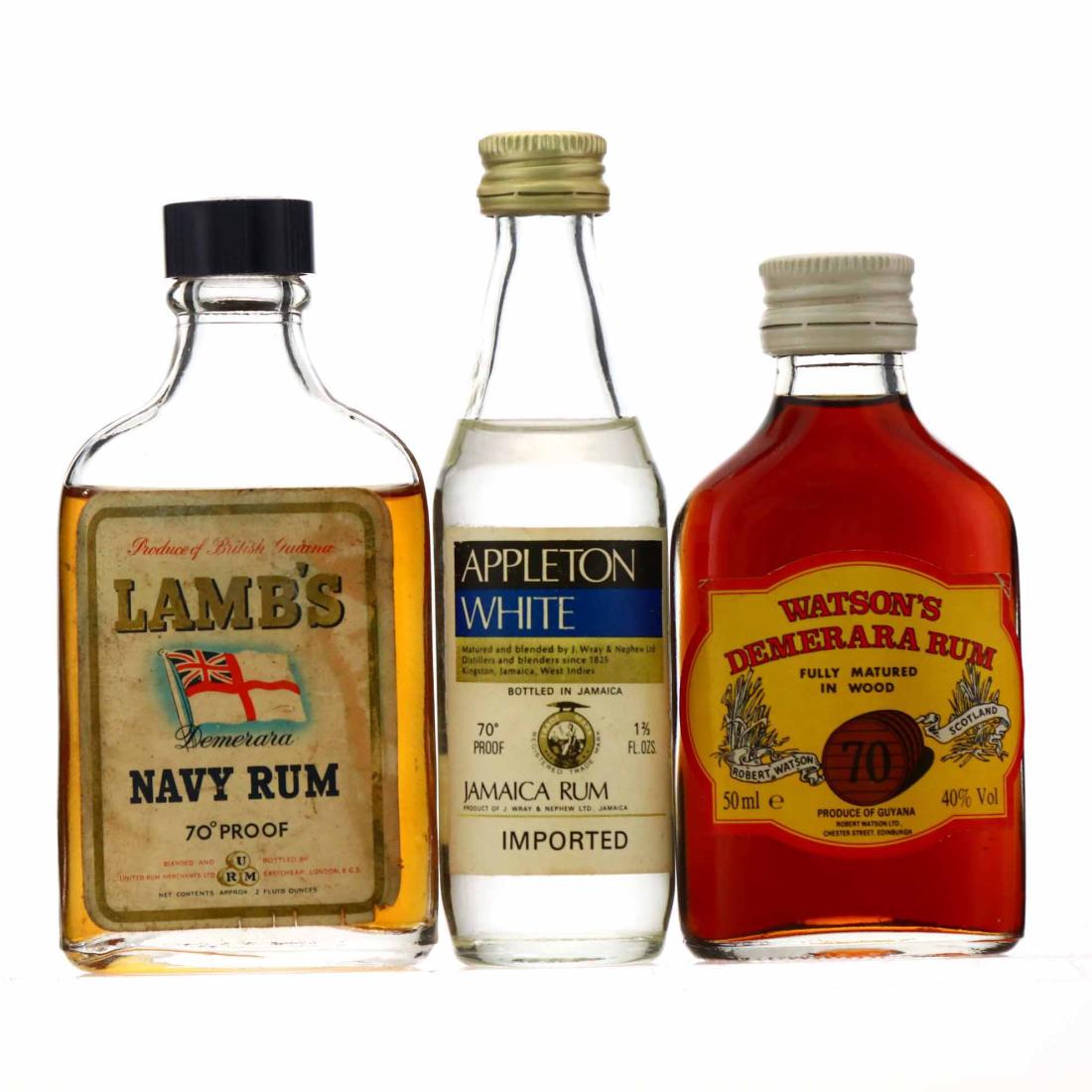 Rum Miniature x 3 Rum | Rum Auctioneer