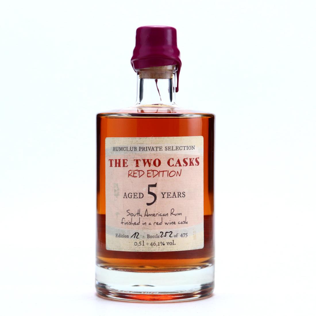 The Two Casks 5 Year Old Spirit of Rum Rum | Rum Auctioneer