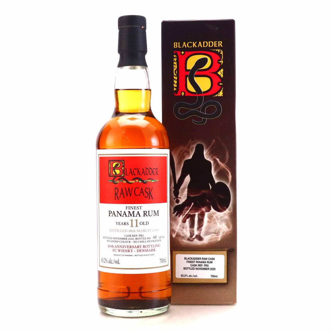 Panama Rum 2009 Blackadder 11 Year Old Raw Cask Rum | Rum Auctioneer