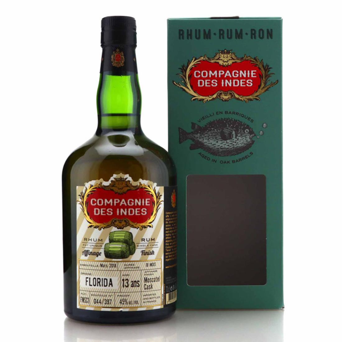 Florida Rum 2018 Compagnie des Indes 13 Year Old Rum | Rum Auctioneer